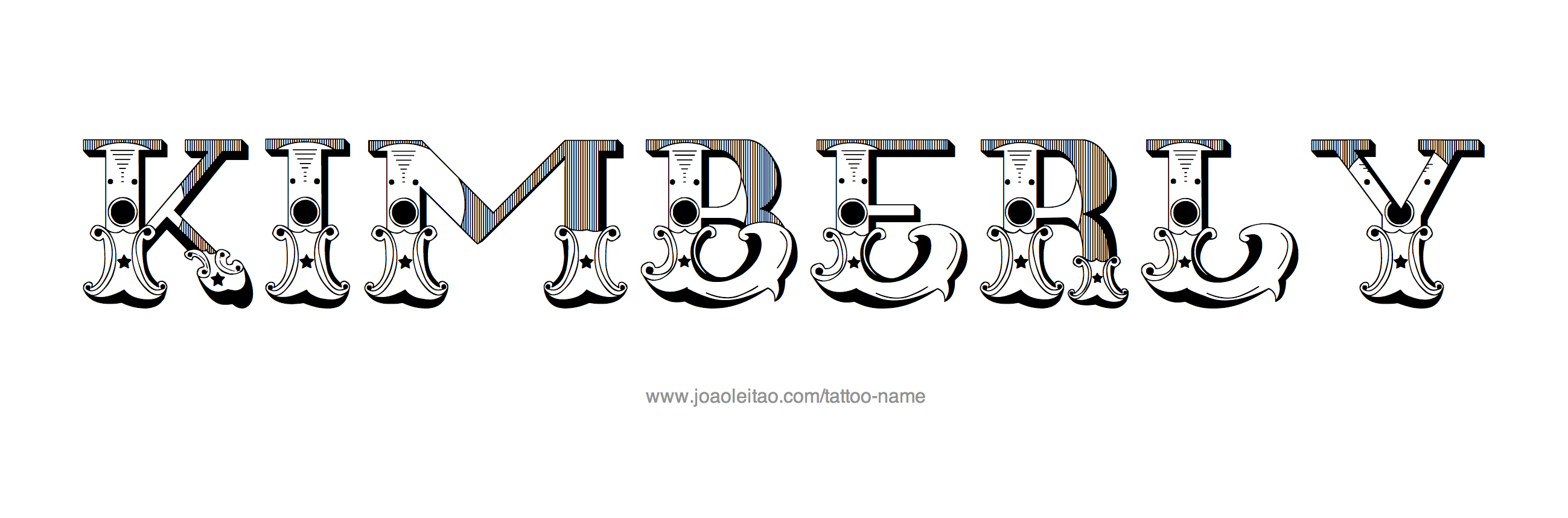 Kimberly Name Tattoo Designs
