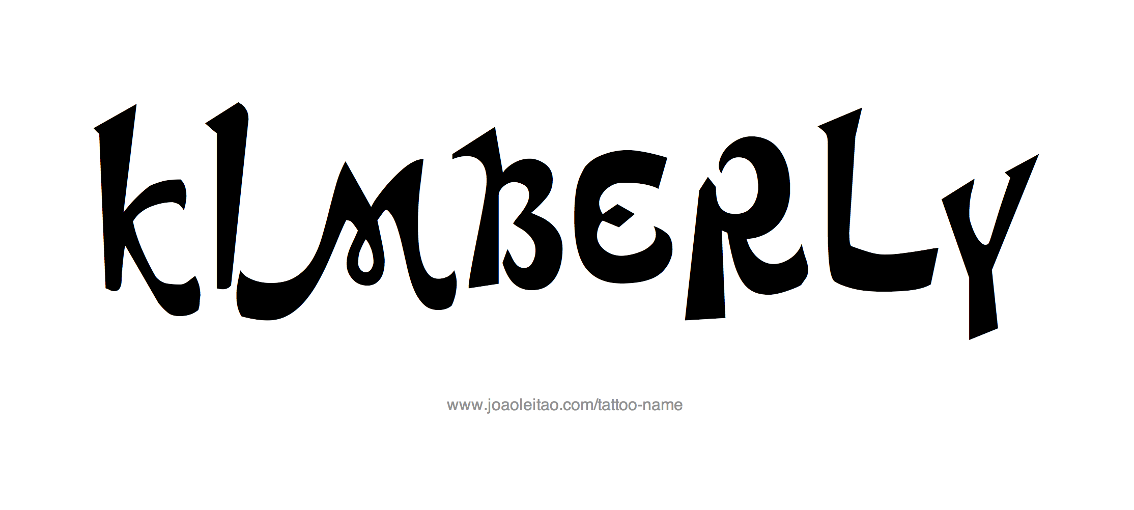 Kimberly Name Tattoo Designs