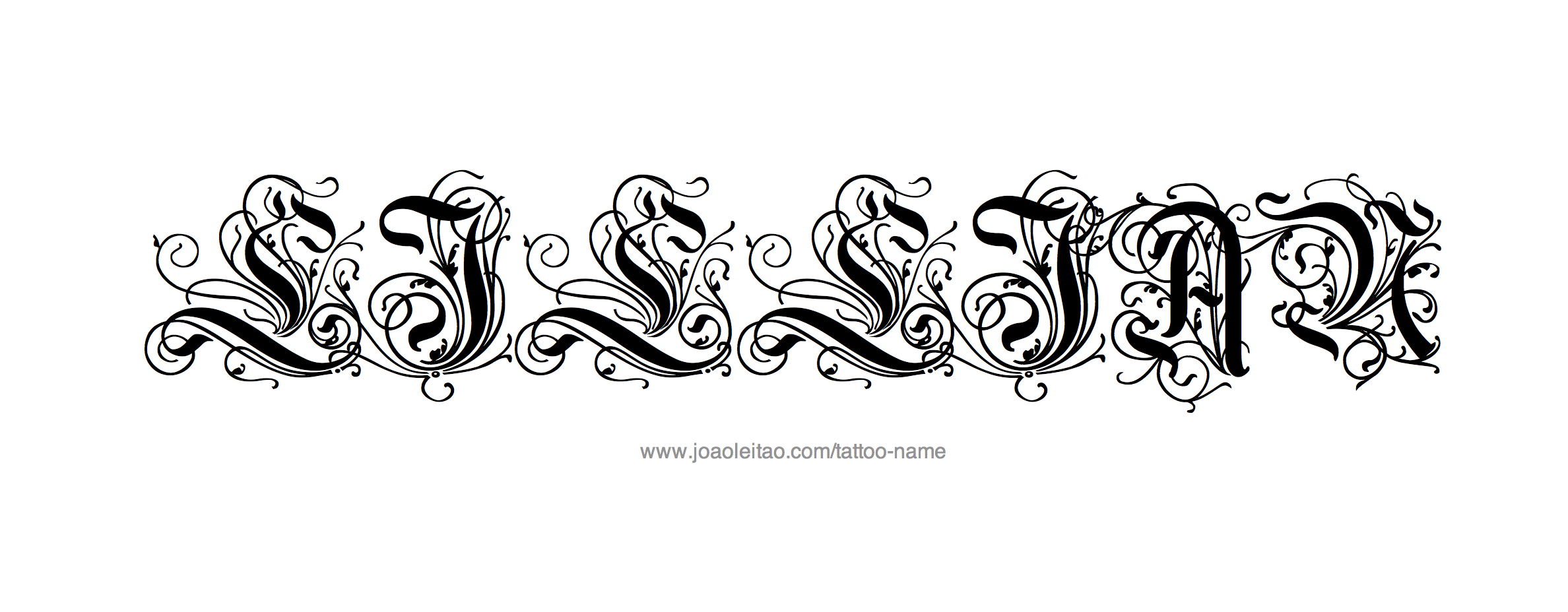 Lillian Name Tattoo Designs