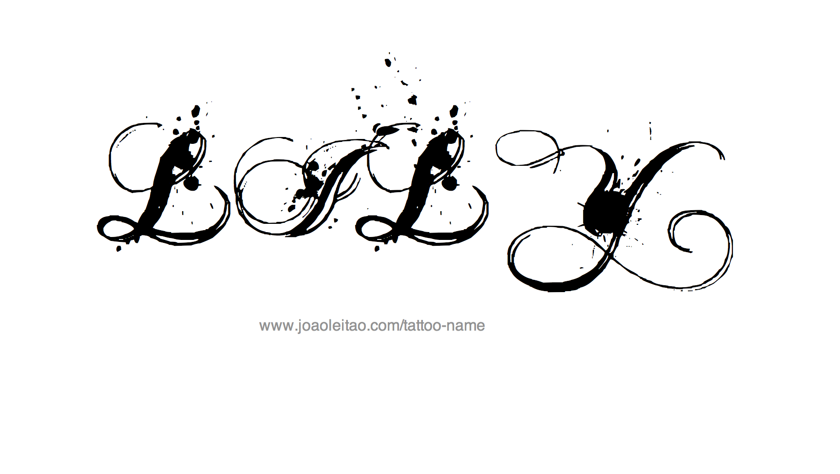 Lily Name Tattoo Designs