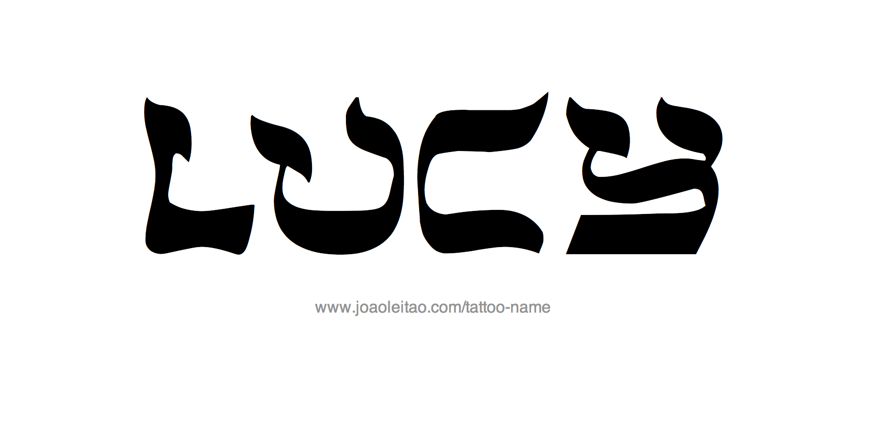 Lucy Name Tattoo Designs