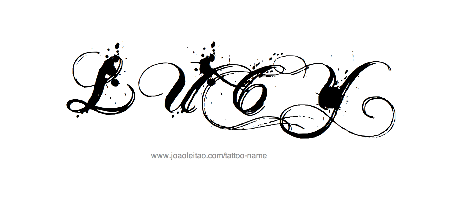 Lucy Name Tattoo Designs