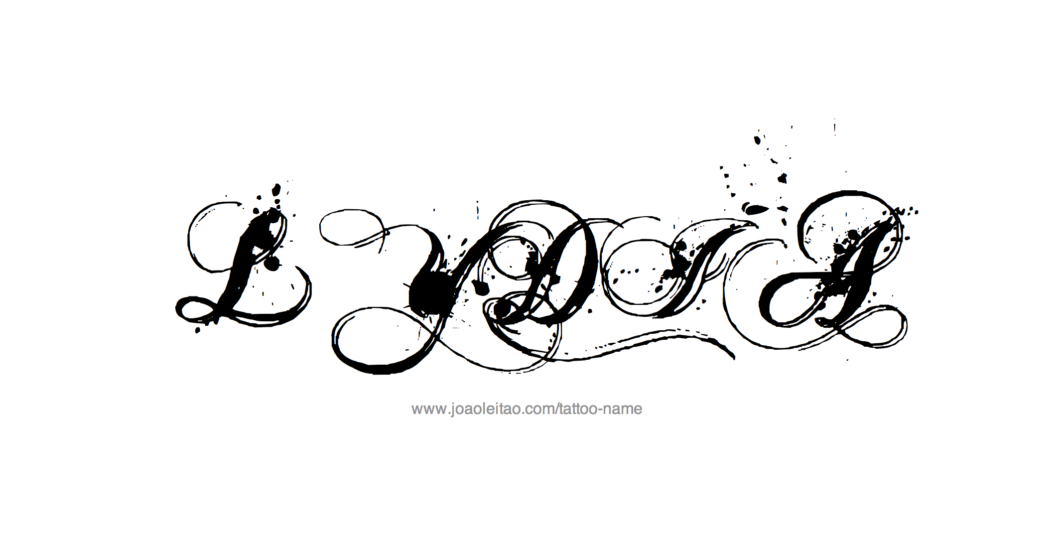 Lydia Name Tattoo Designs