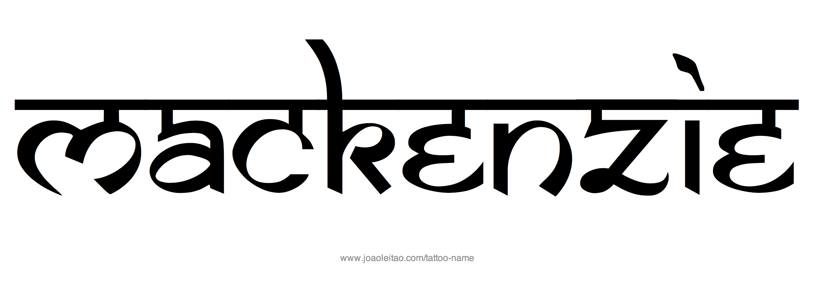 Mackenzie Name Tattoo Designs