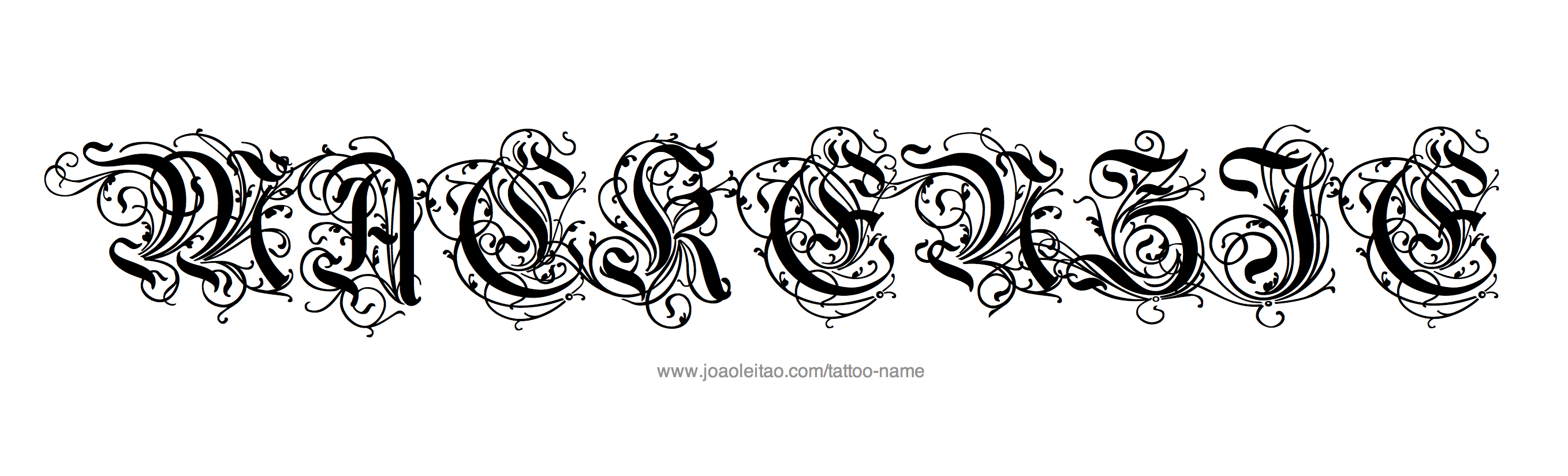 Mackenzie Name Tattoo Designs