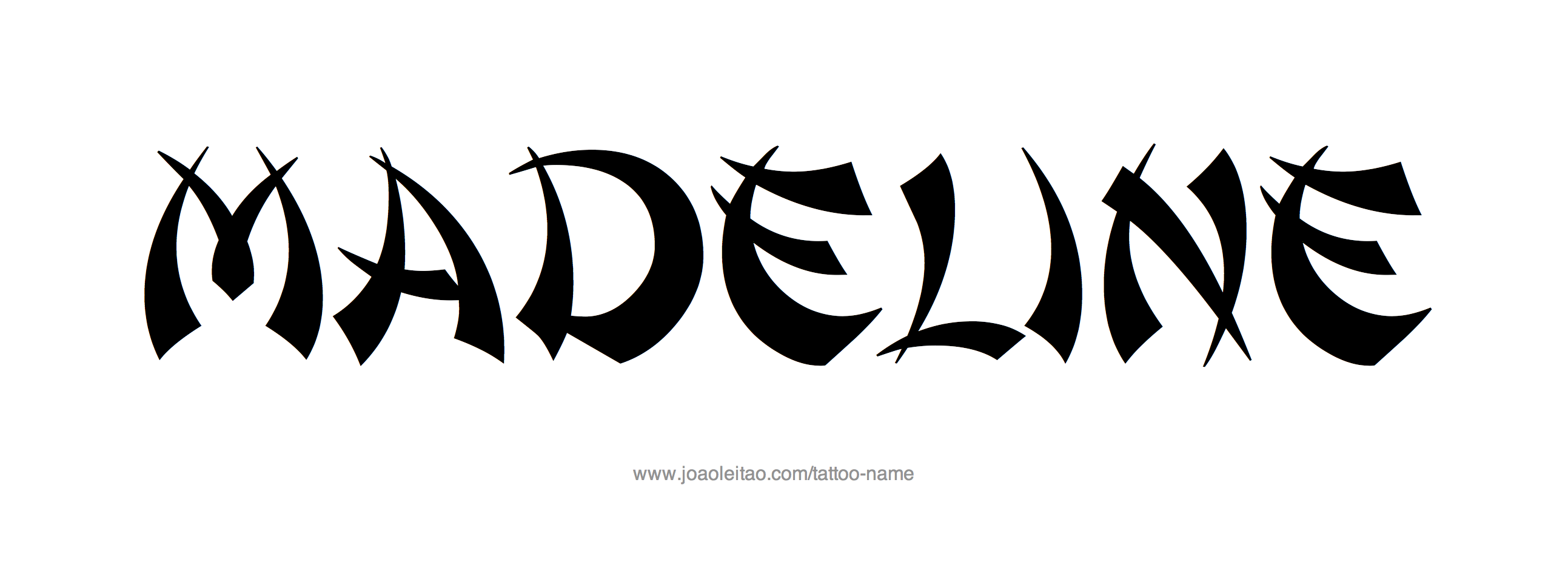 Madeline Name Tattoo Designs