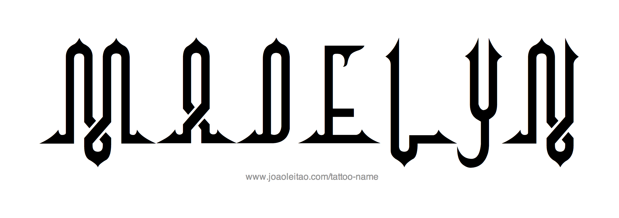 Madelyn Name Tattoo Designs