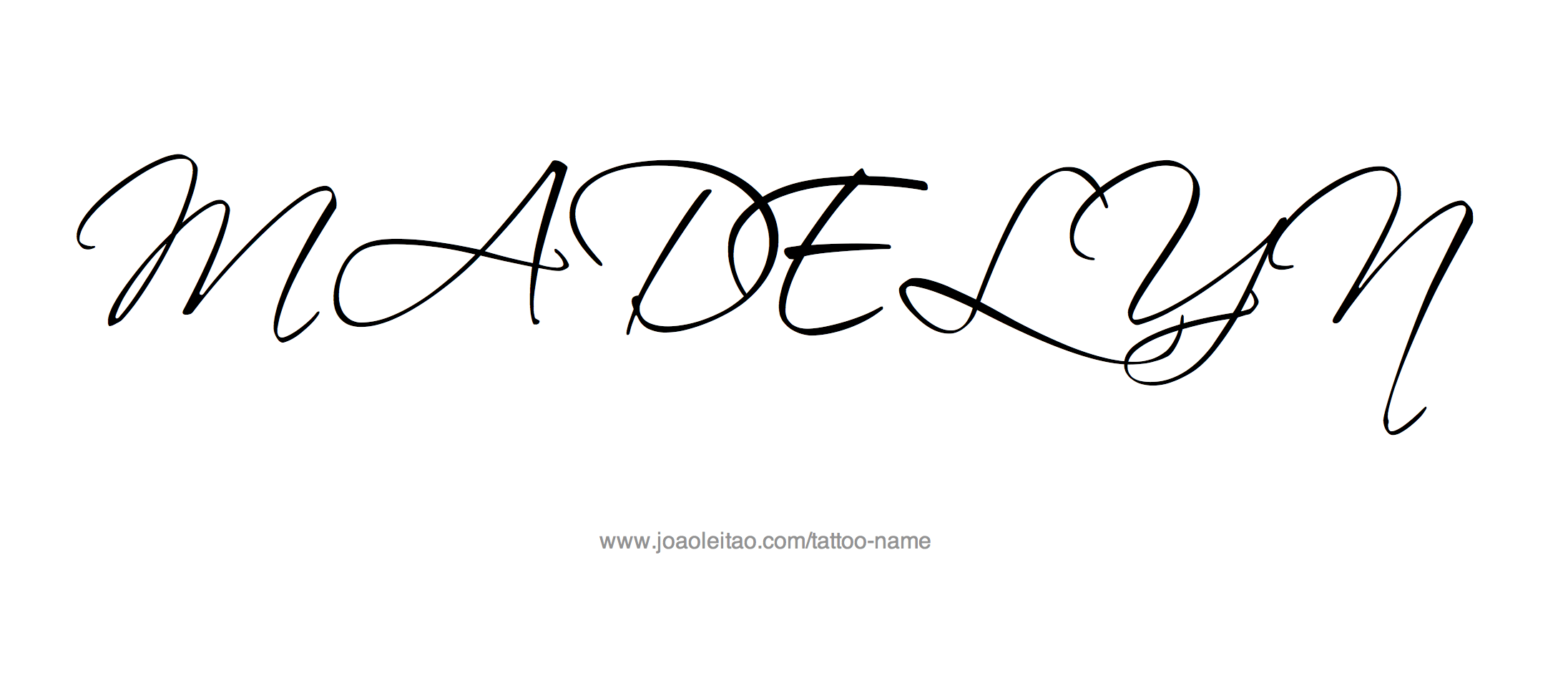Madelyn Name Tattoo Designs