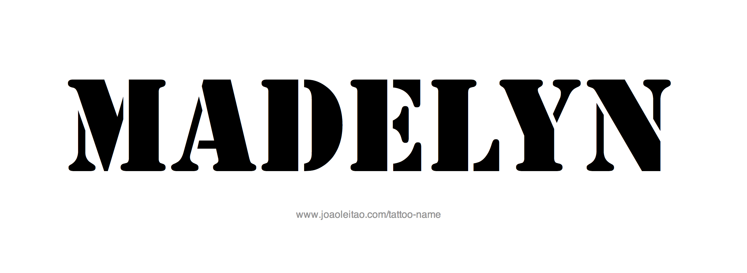 Madelyn Name Tattoo Designs