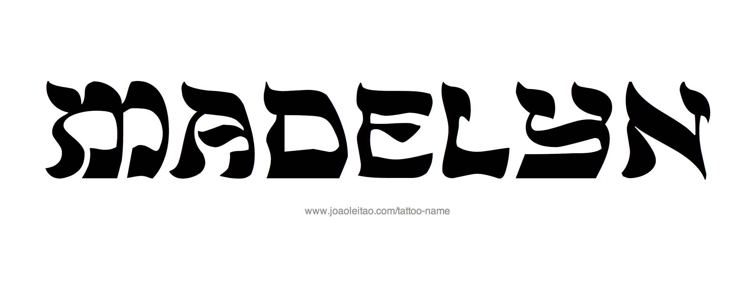 Madelyn Name Tattoo Designs