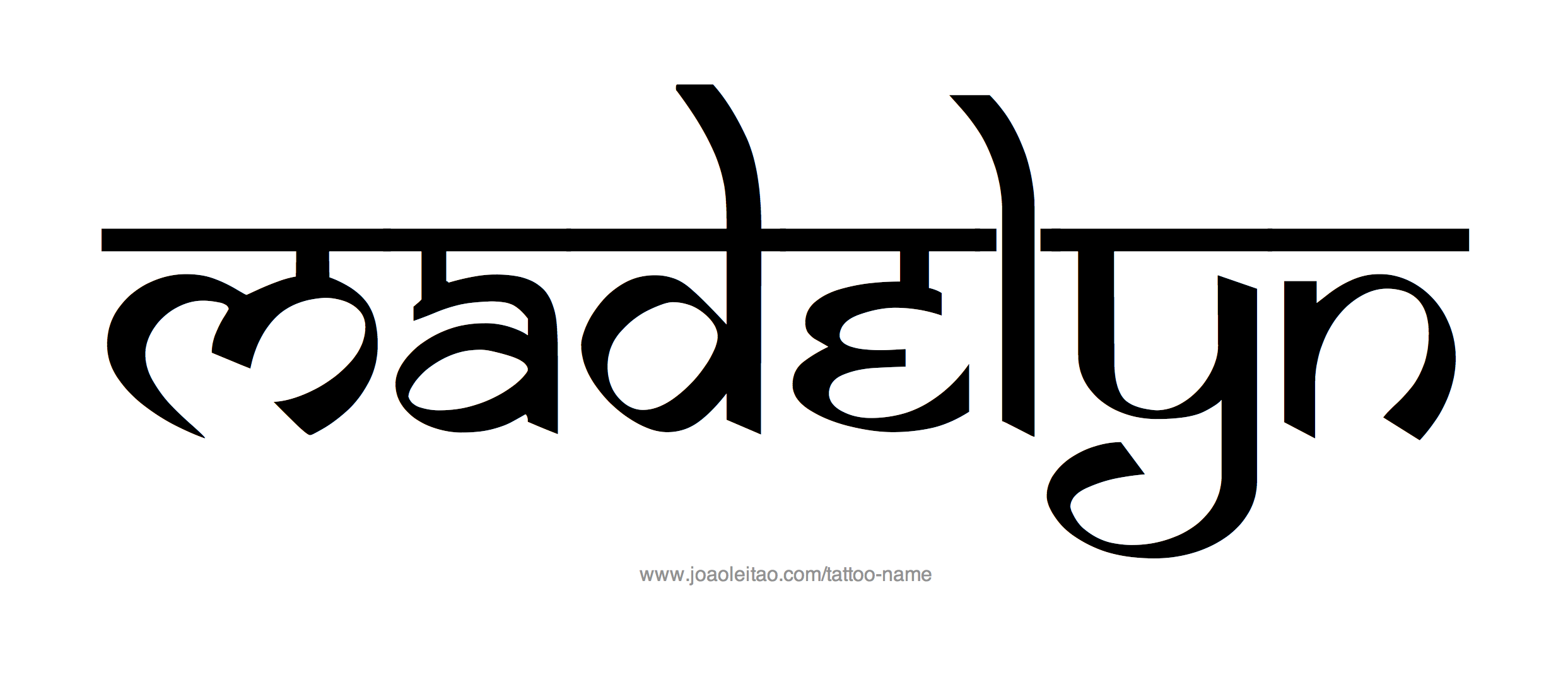Madelyn Name Tattoo Designs