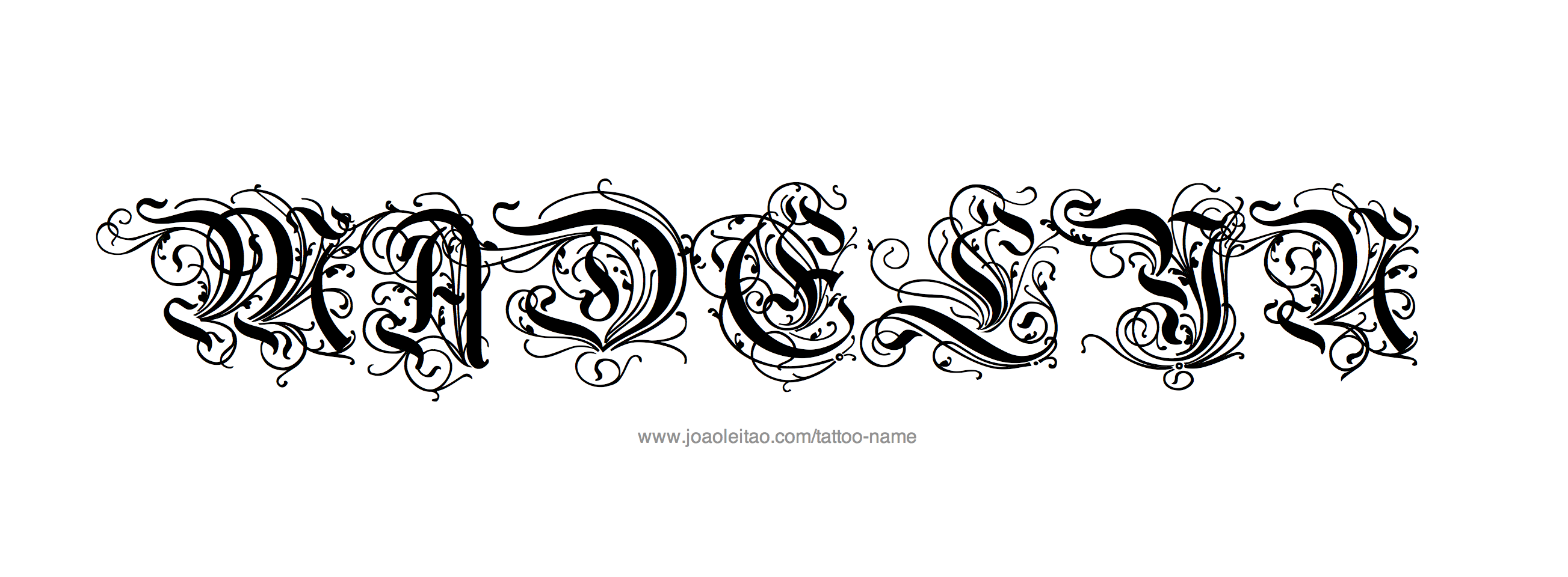 Madelyn Name Tattoo Designs