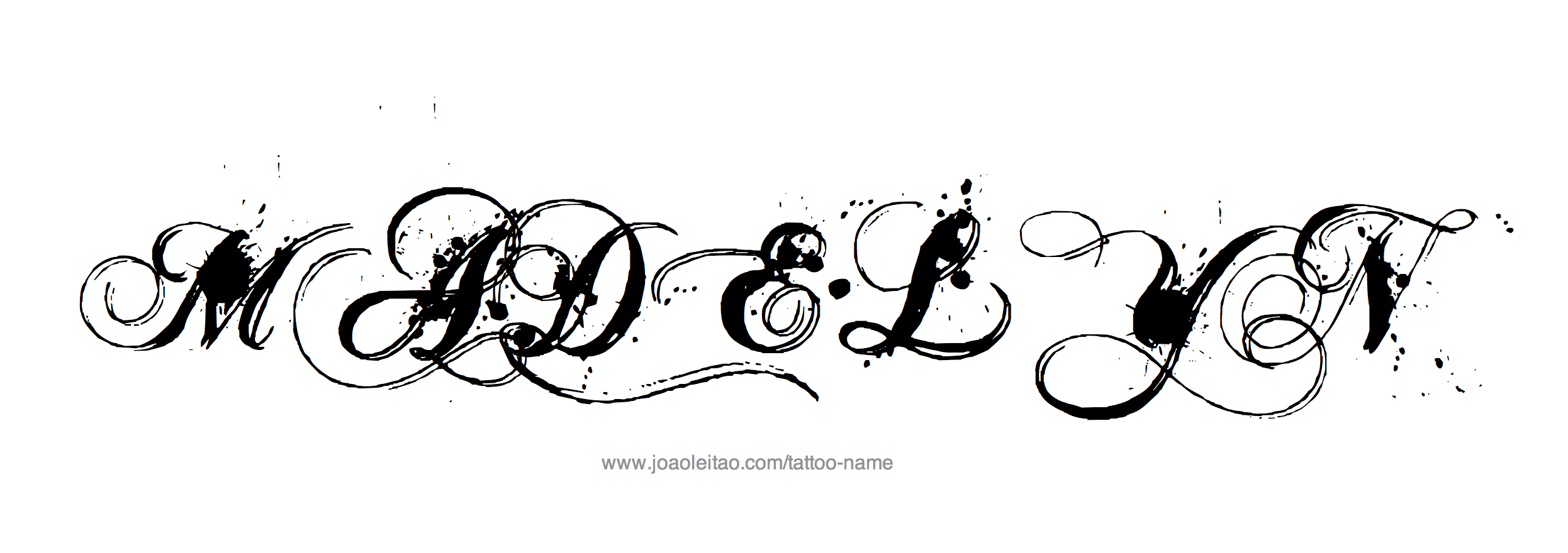 Madelyn Name Tattoo Designs