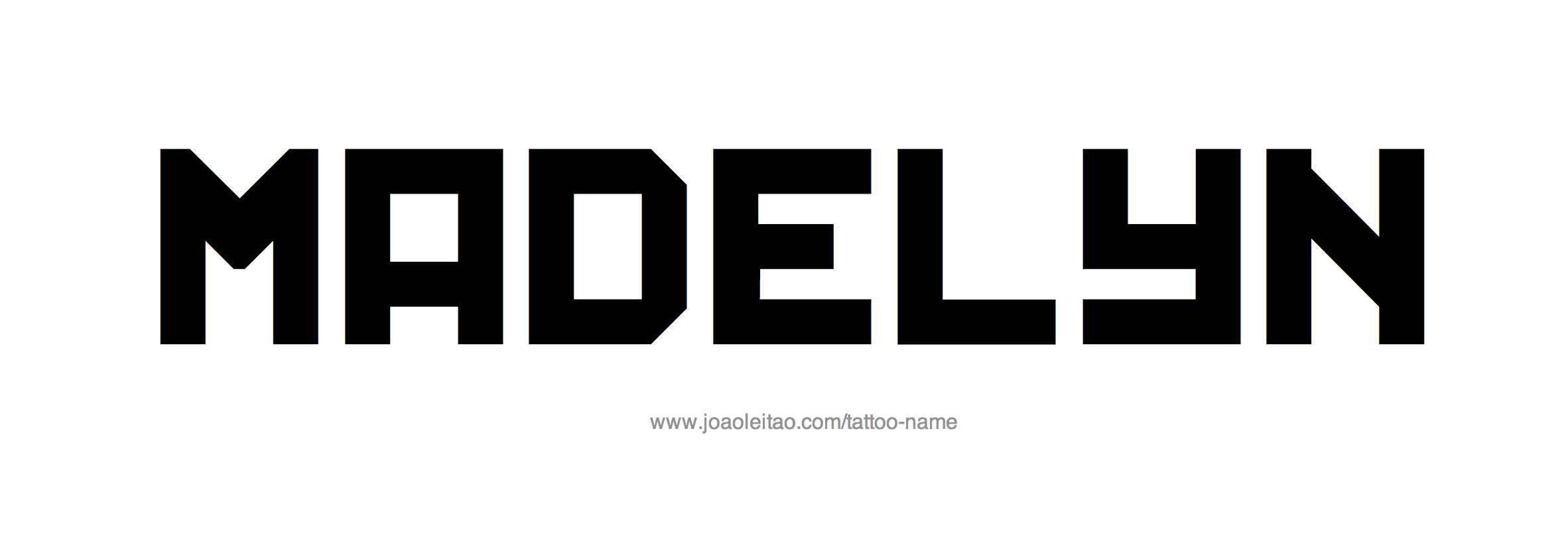 Madelyn Name Tattoo Designs