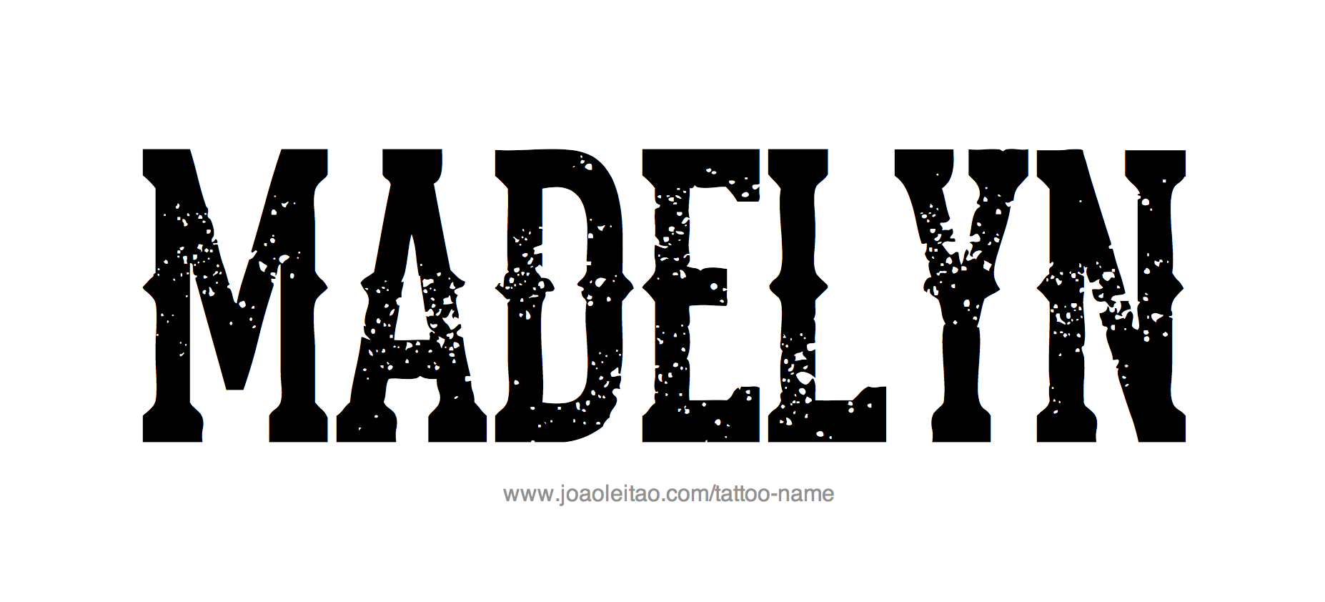Madelyn Name Tattoo Designs