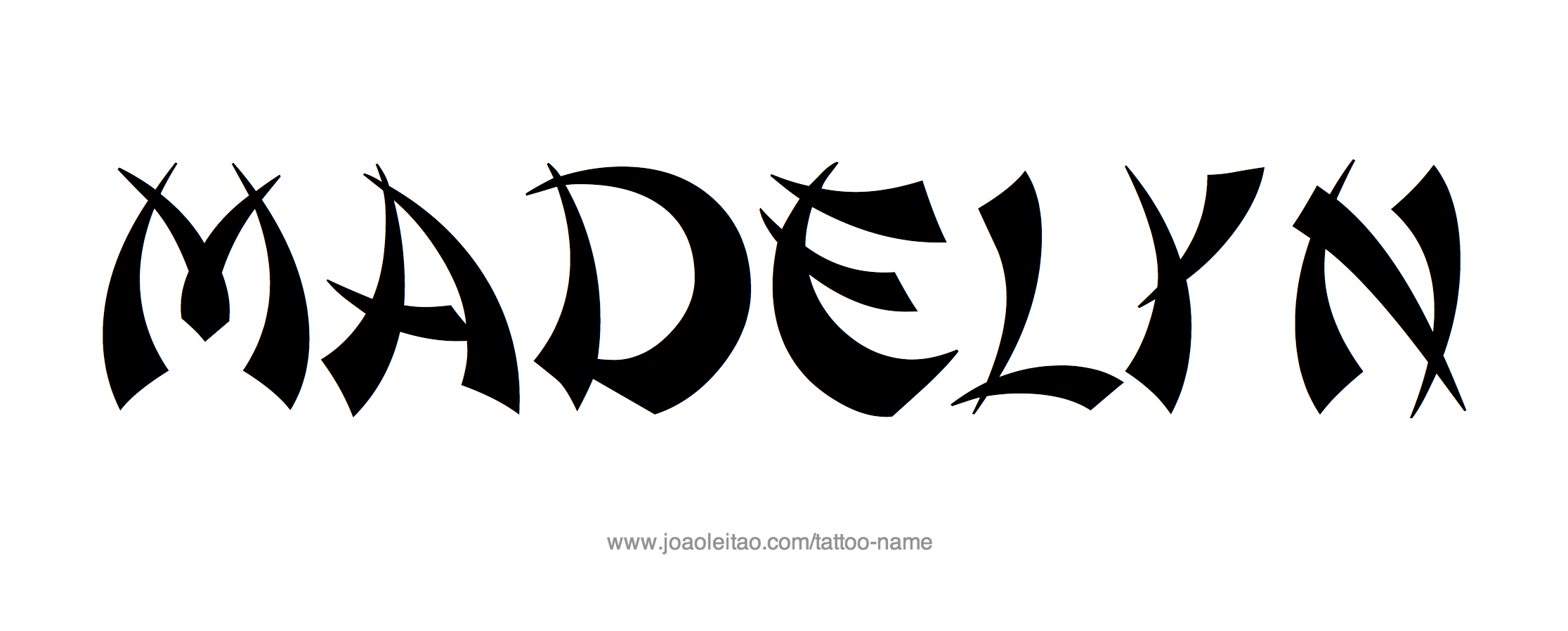 Madelyn Name Tattoo Designs