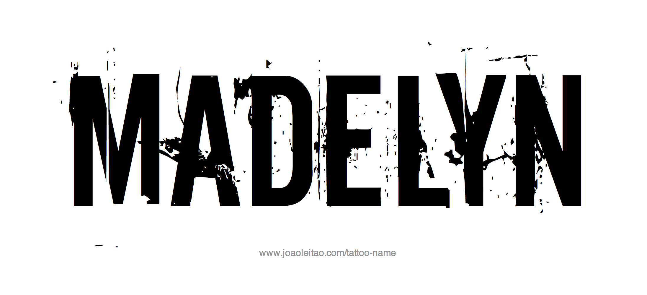 Madelyn Name Tattoo Designs