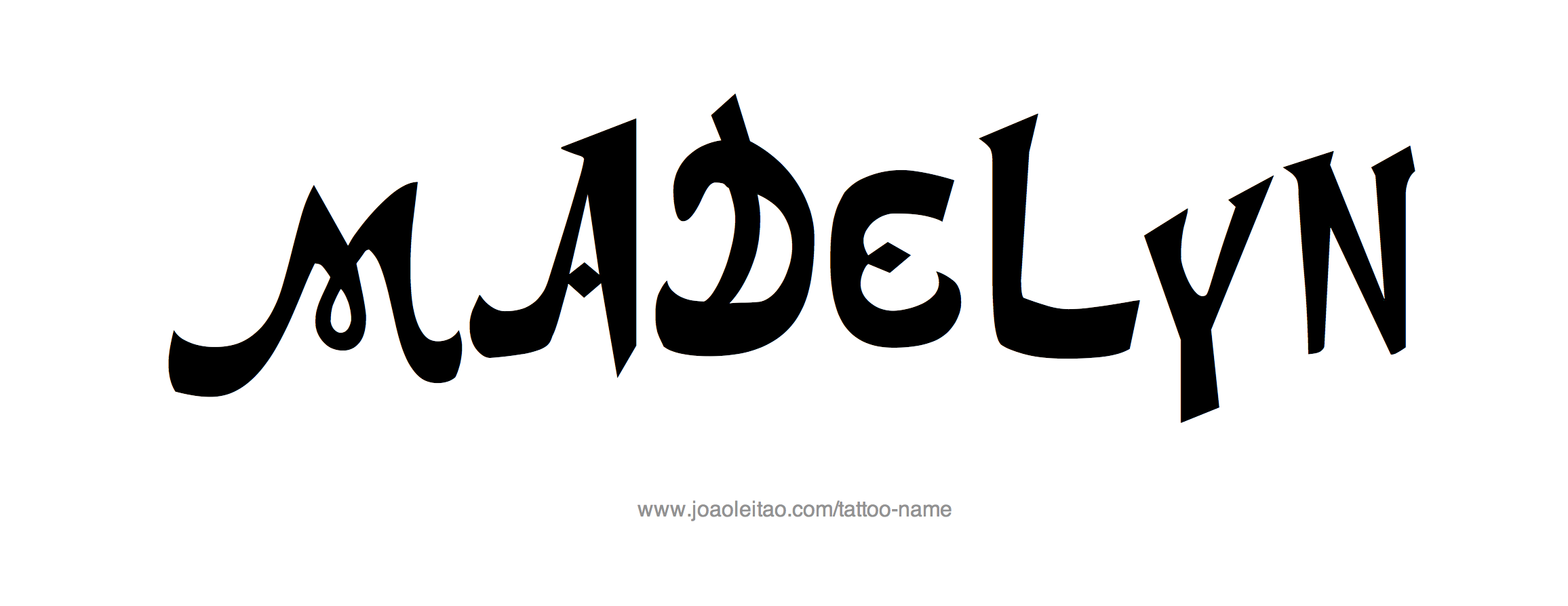 Madelyn Name Tattoo Designs