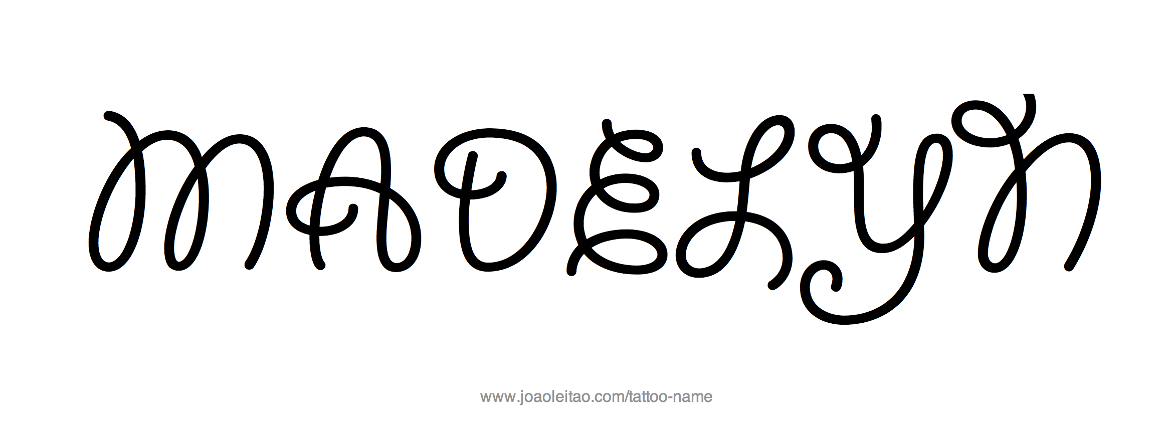Madelyn Name Tattoo Designs