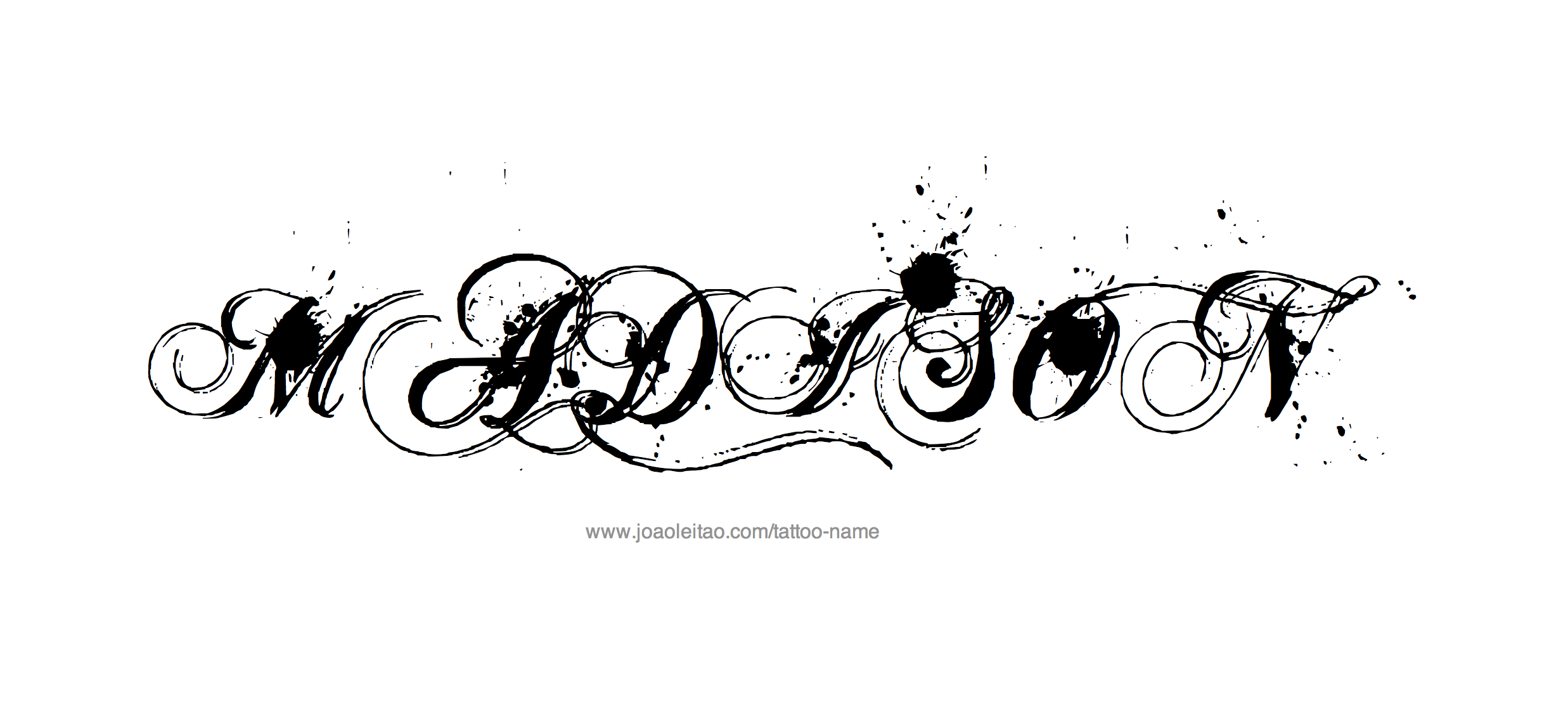 Madison Name Tattoo Designs