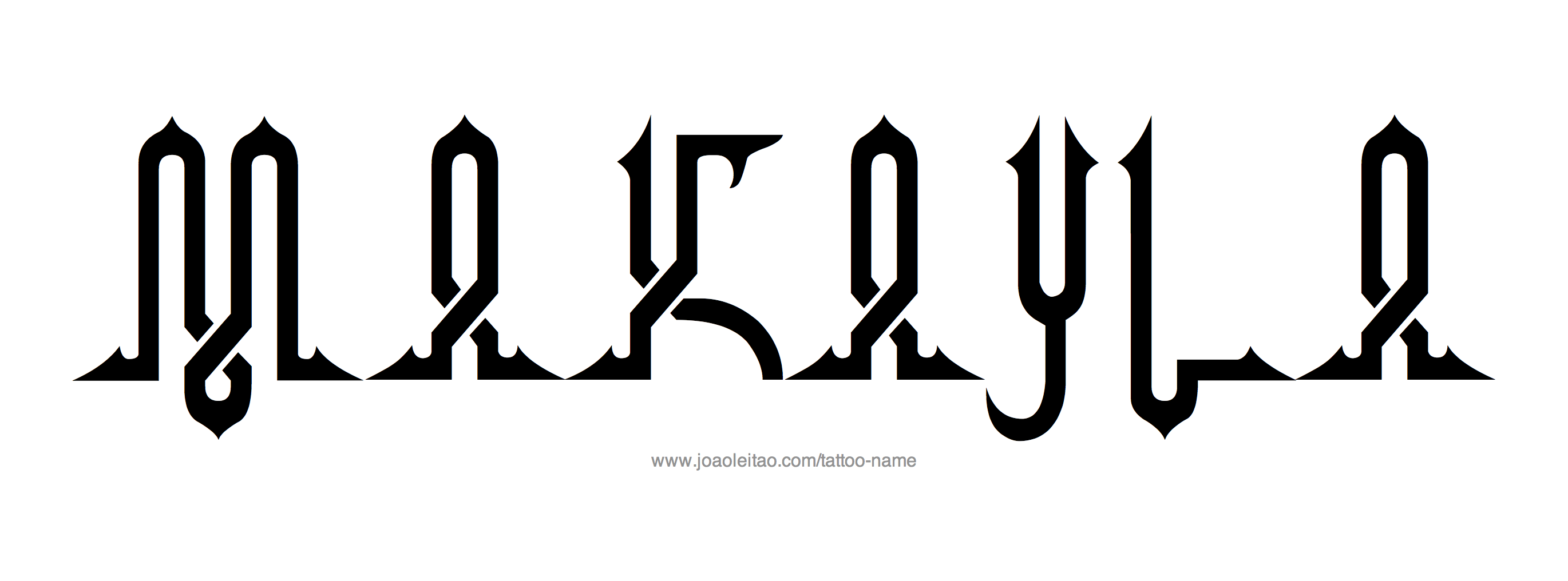 Makayla Name Tattoo Designs