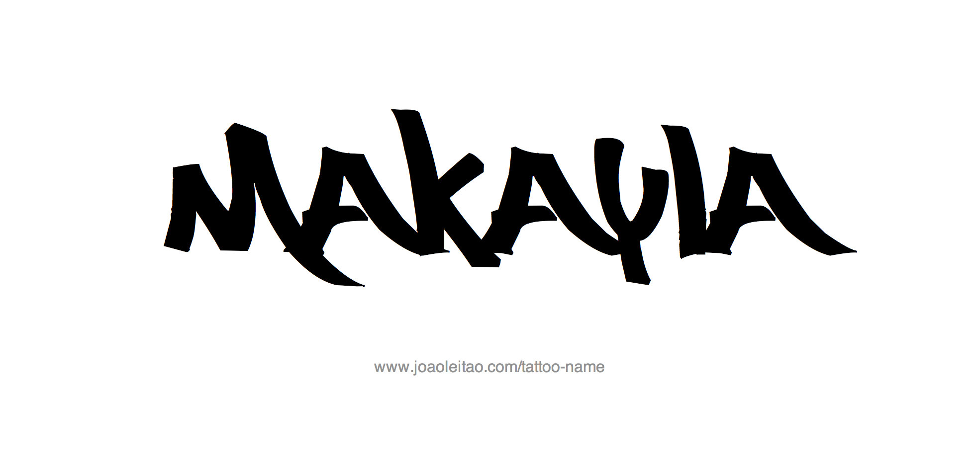 Makayla Name Tattoo Designs