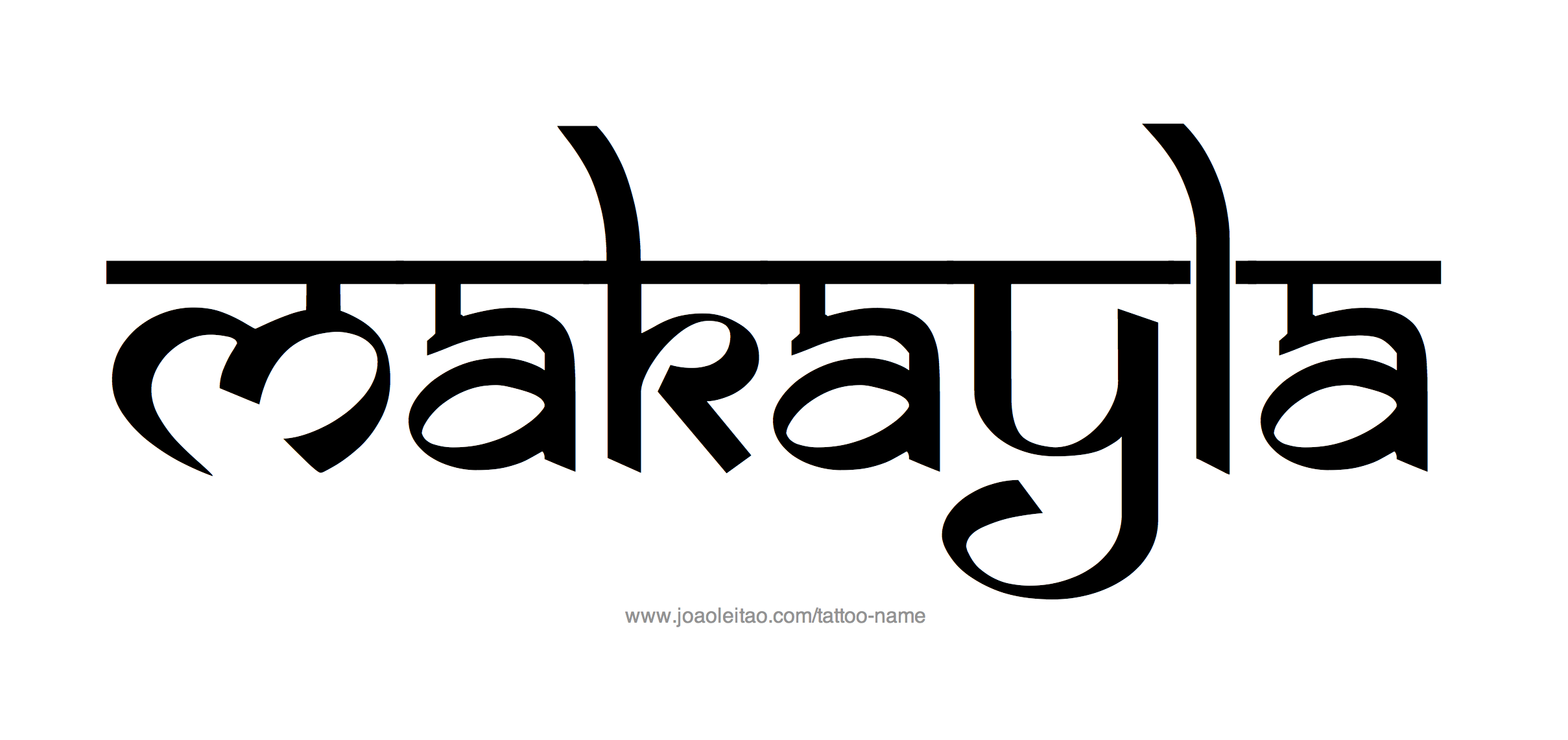 Makayla Name Tattoo Designs