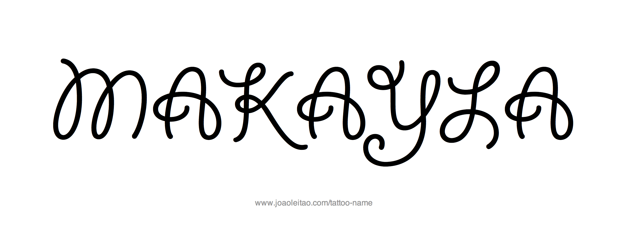 Makayla Name Tattoo Designs