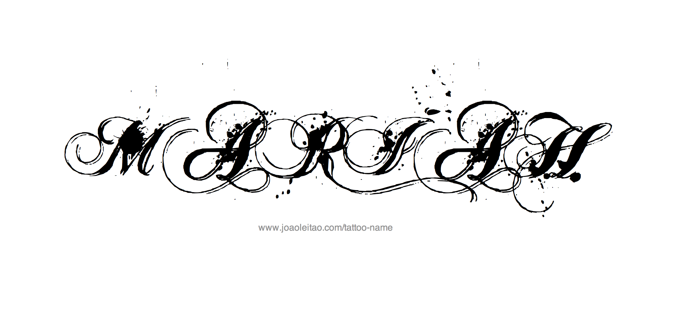 Mariah Name Tattoo Designs