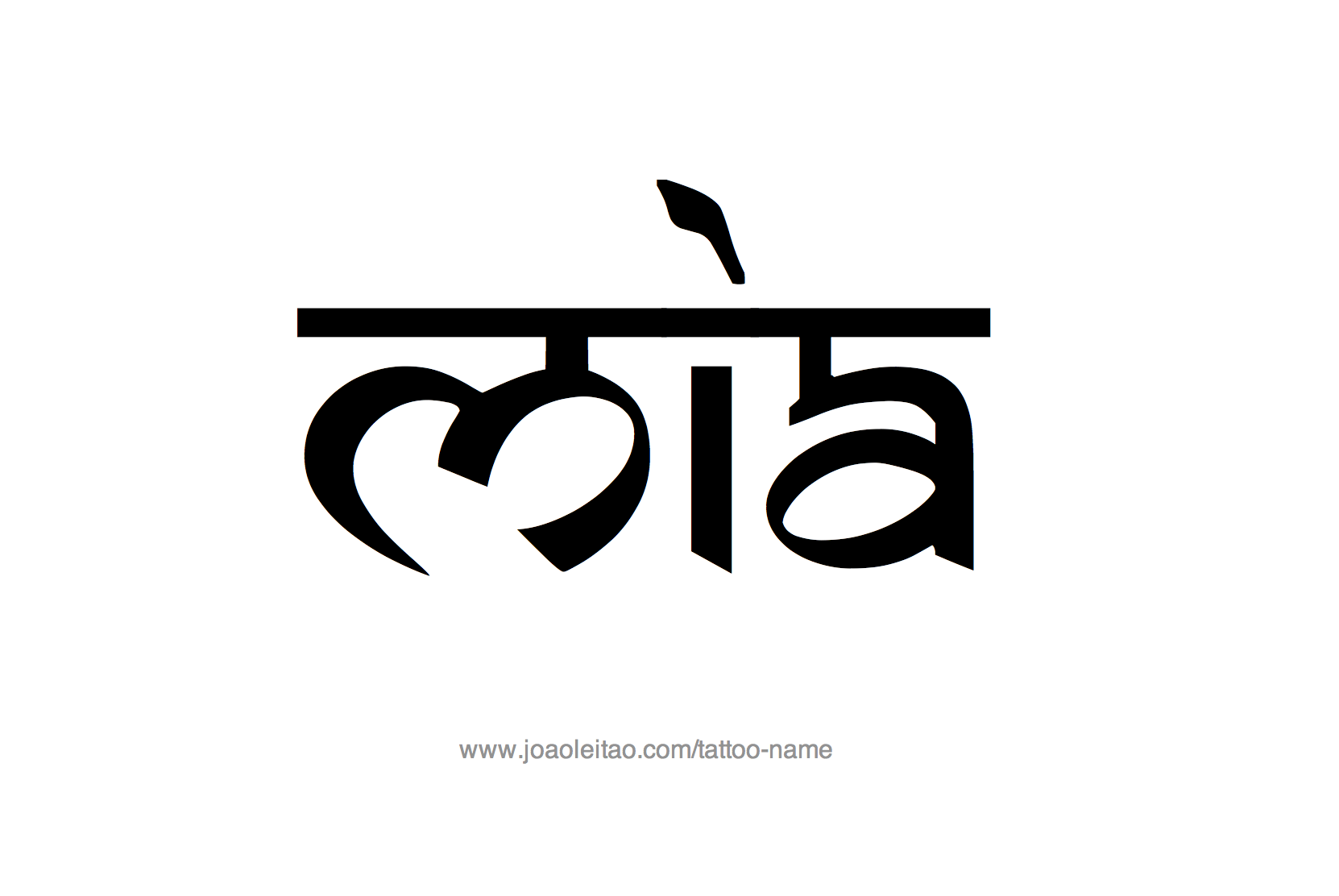 Mia Name Tattoo Designs