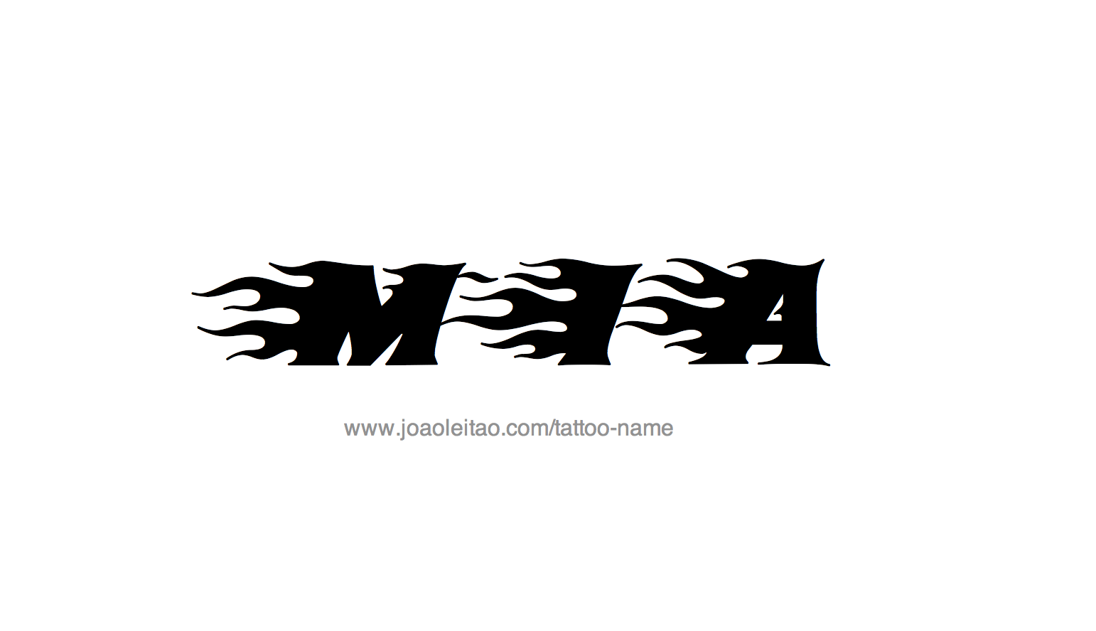 Mia Name Tattoo Designs