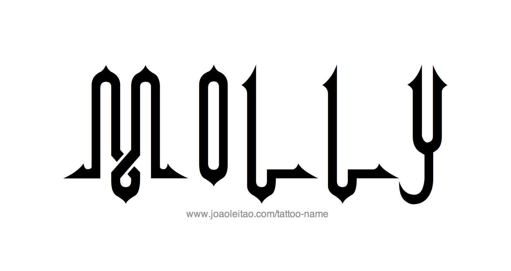 Molly Name Tattoo Designs