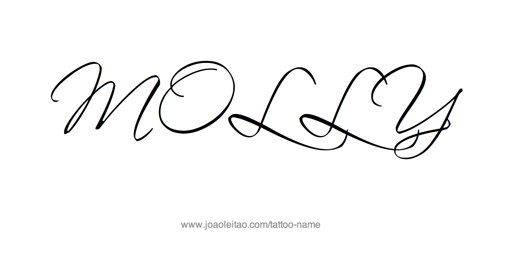 Molly Name Tattoo Designs