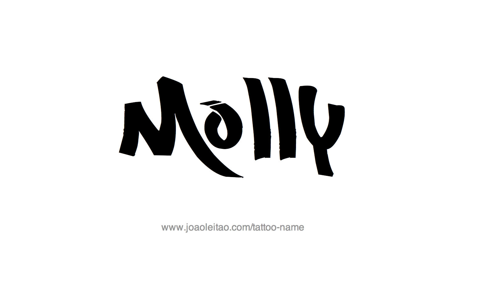Molly Name Tattoo Designs