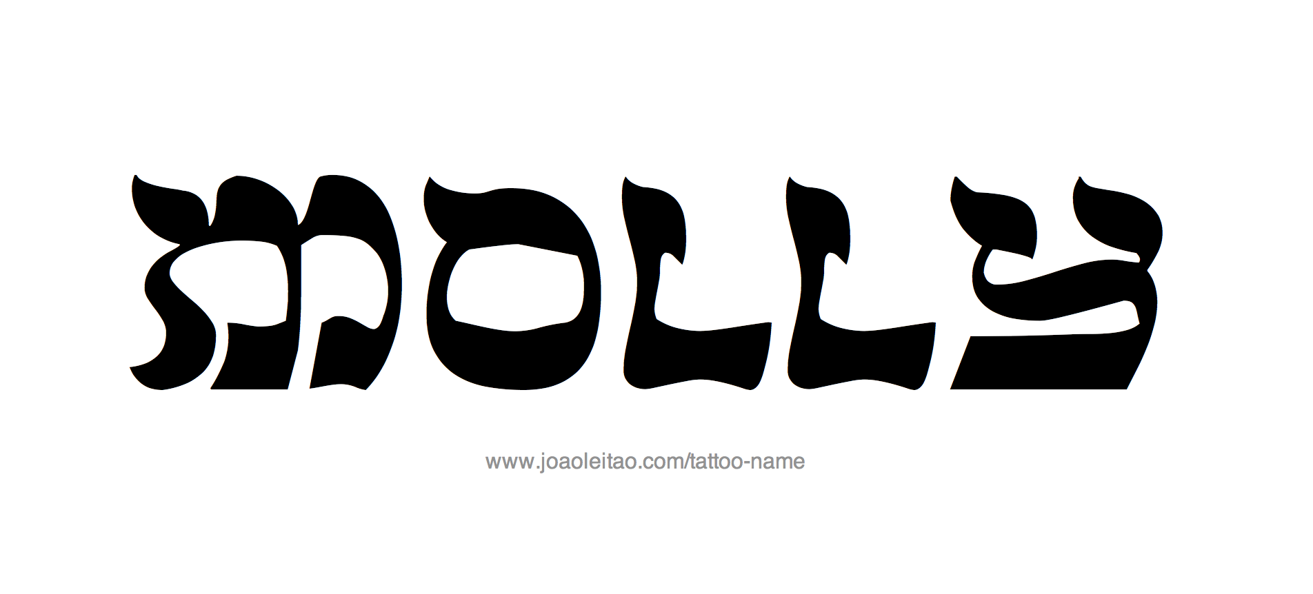 Molly Name Tattoo Designs