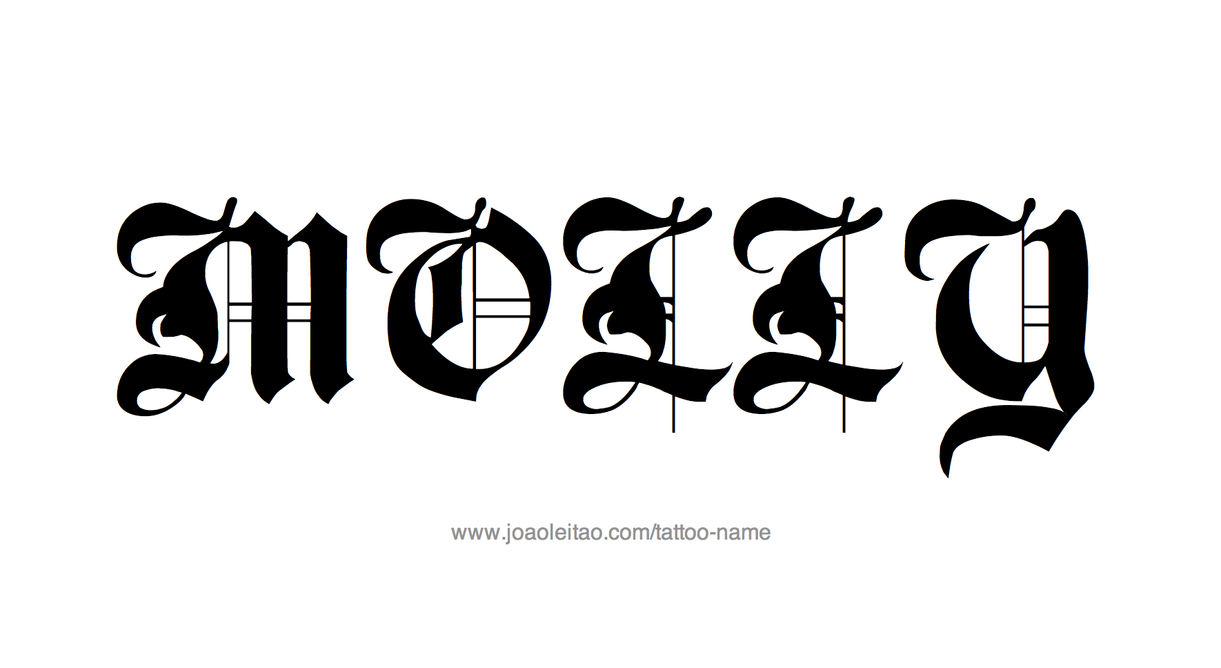 Molly Name Tattoo Designs