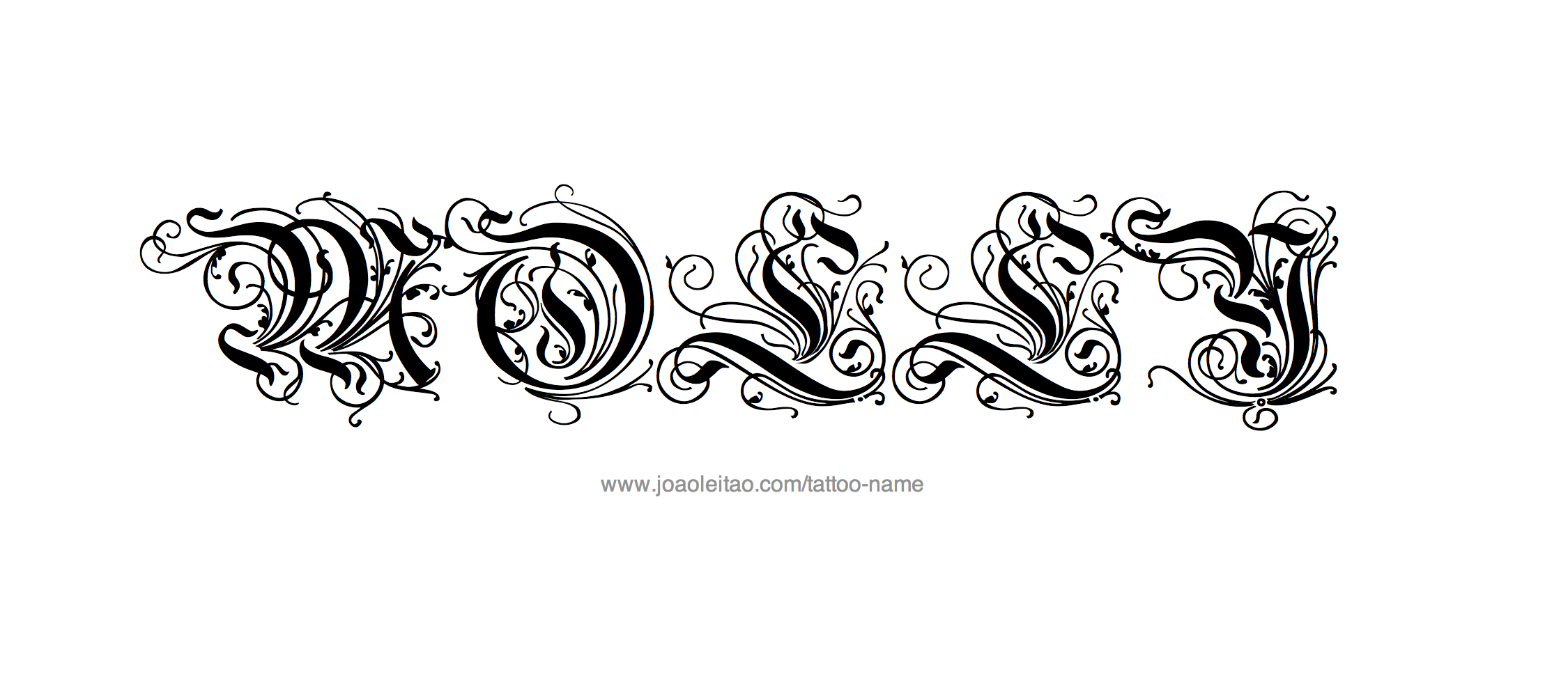 Molly Name Tattoo Designs