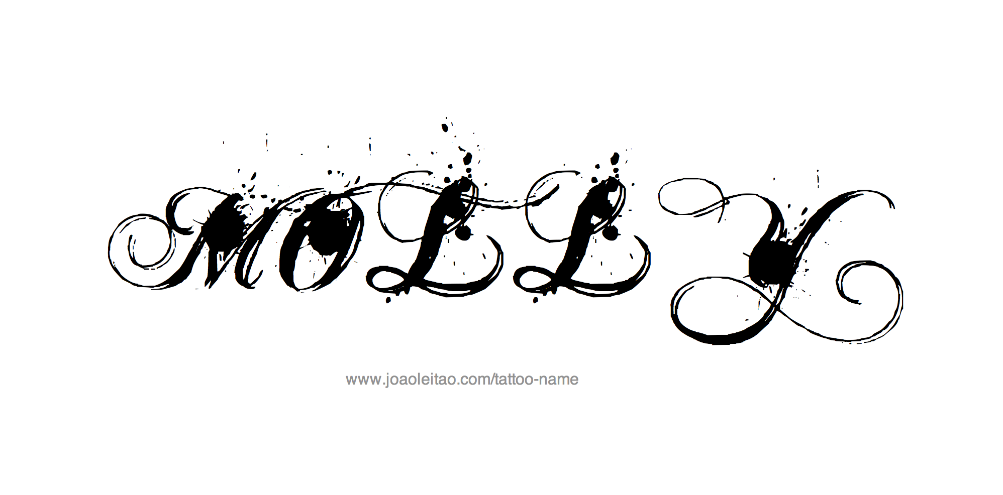 Molly Name Tattoo Designs