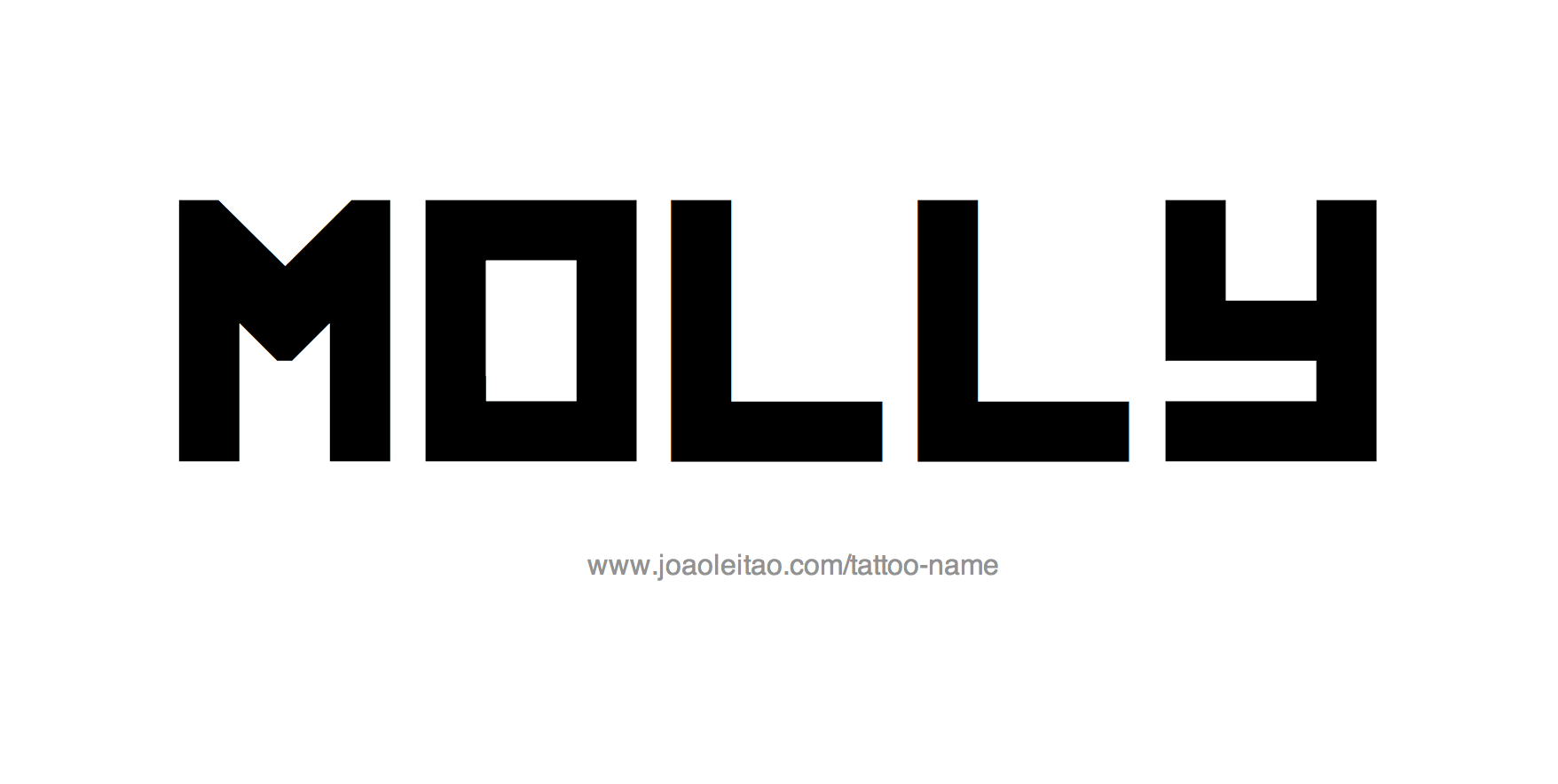 Molly Name Tattoo Designs