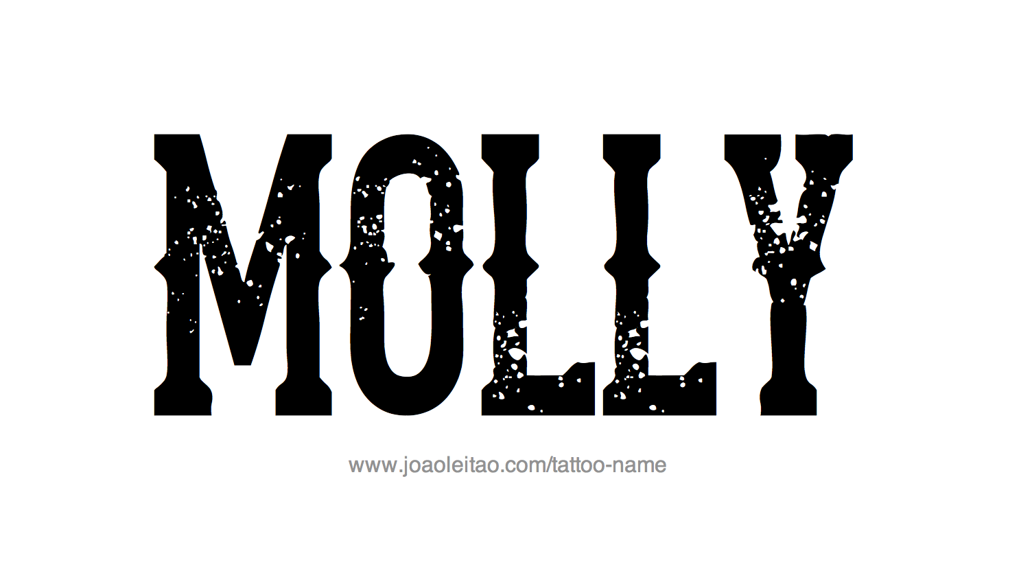 Molly Name Tattoo Designs
