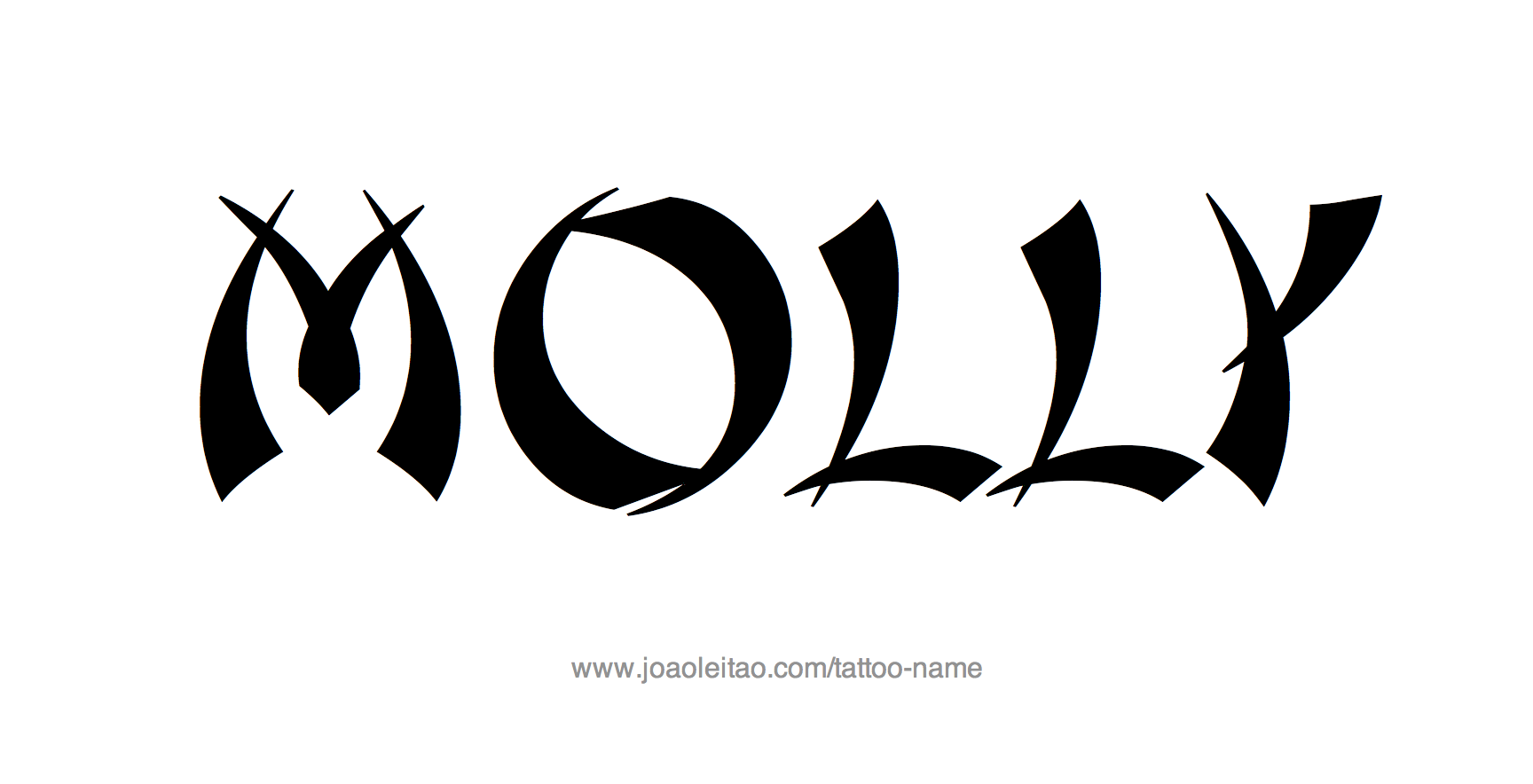 Molly Name Tattoo Designs