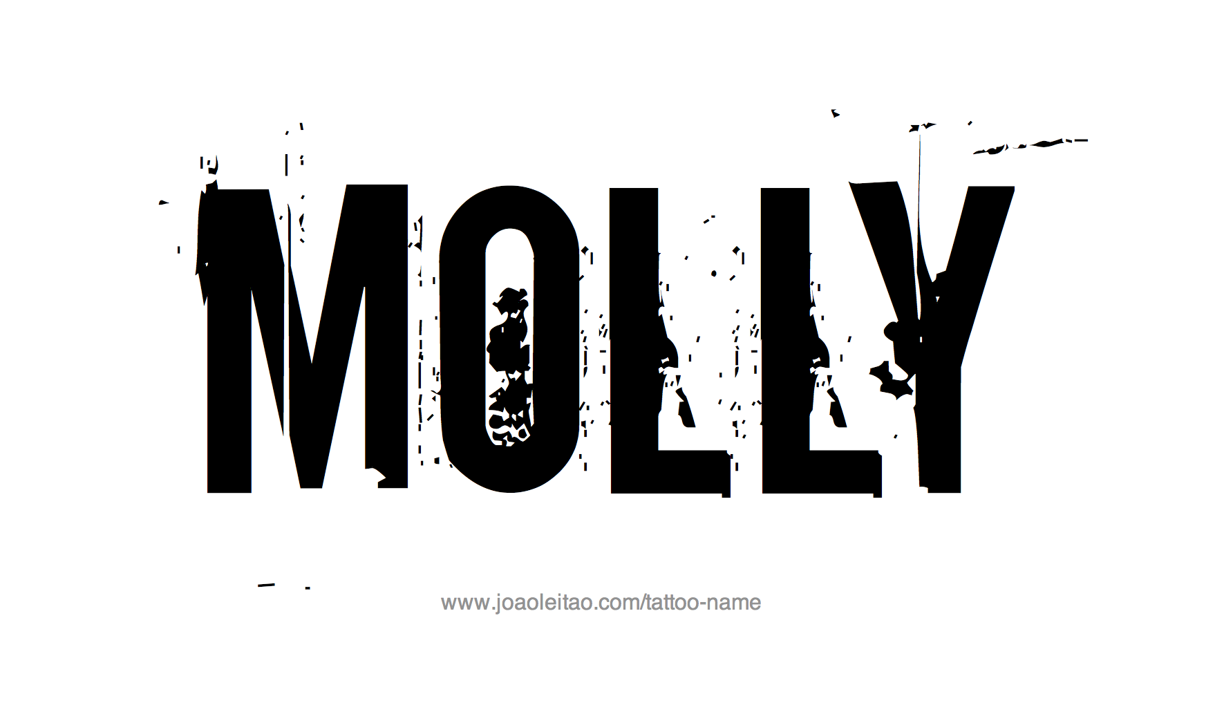 Molly Name Tattoo Designs