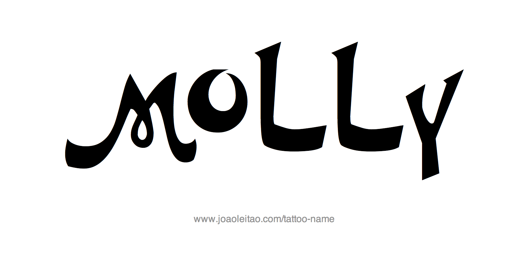 Molly Name Tattoo Designs