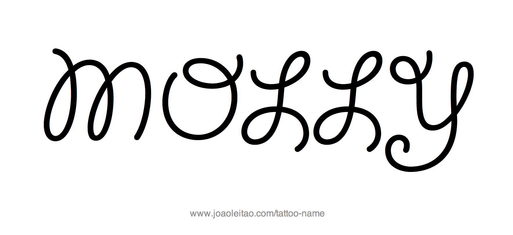 Molly Name Tattoo Designs