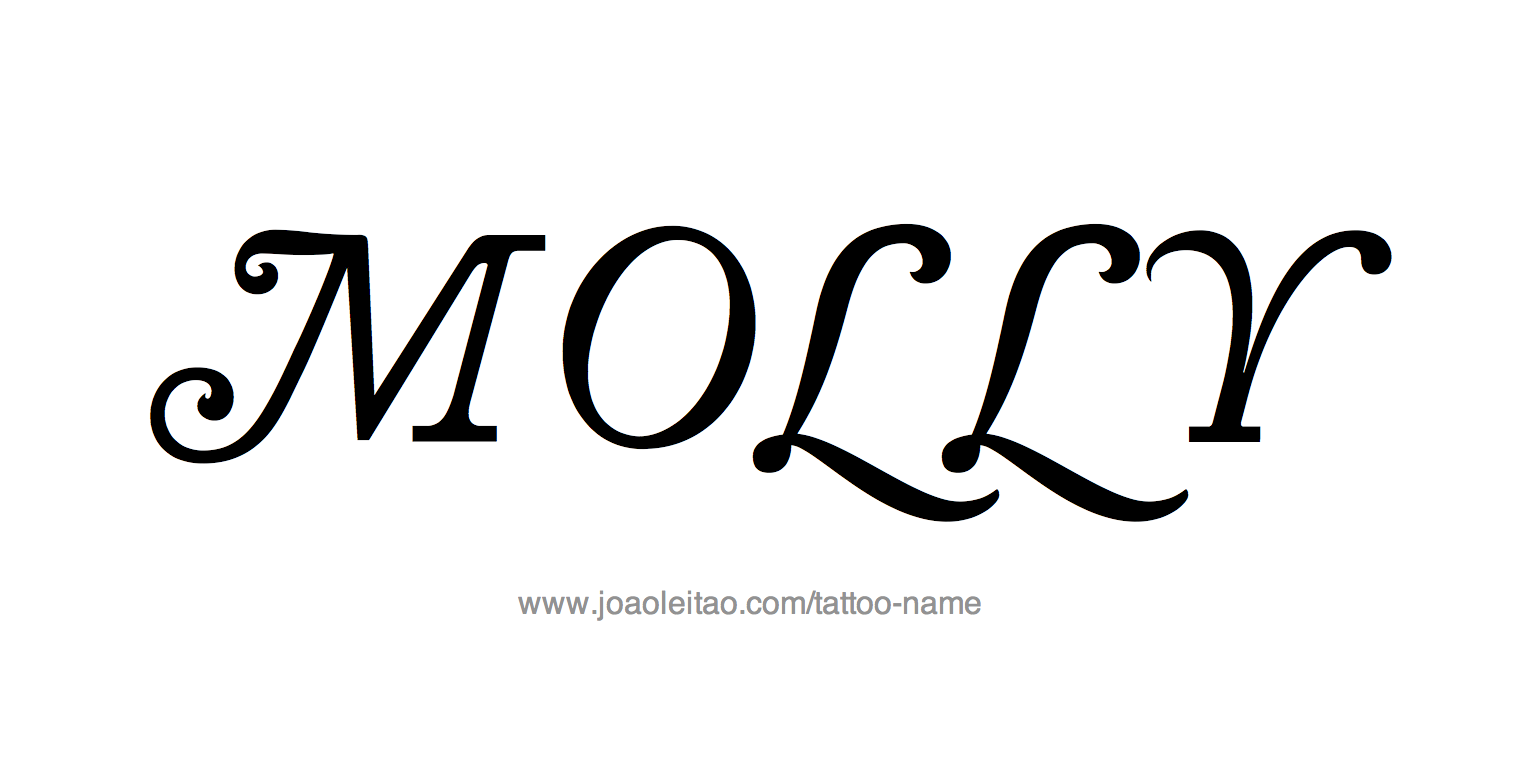 Molly Name Tattoo Designs