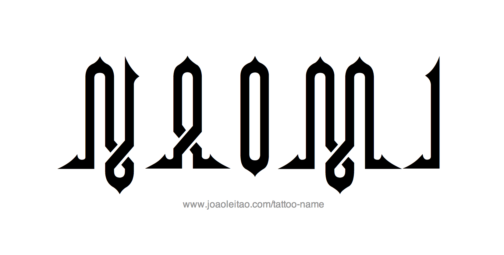 Naomi Name Tattoo Designs