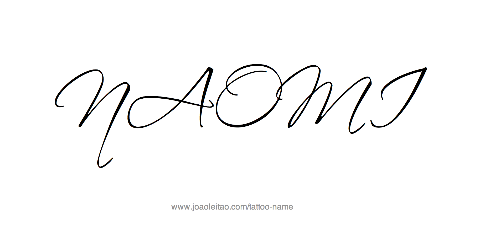 Naomi Name Tattoo Designs