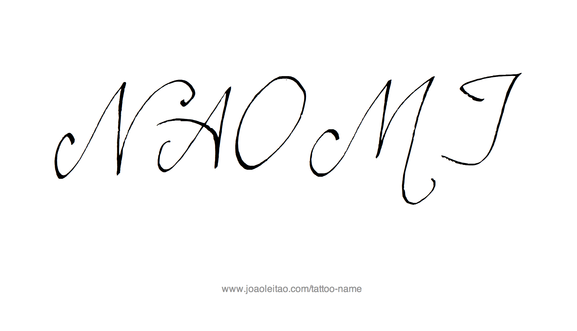 Naomi Name Tattoo Designs