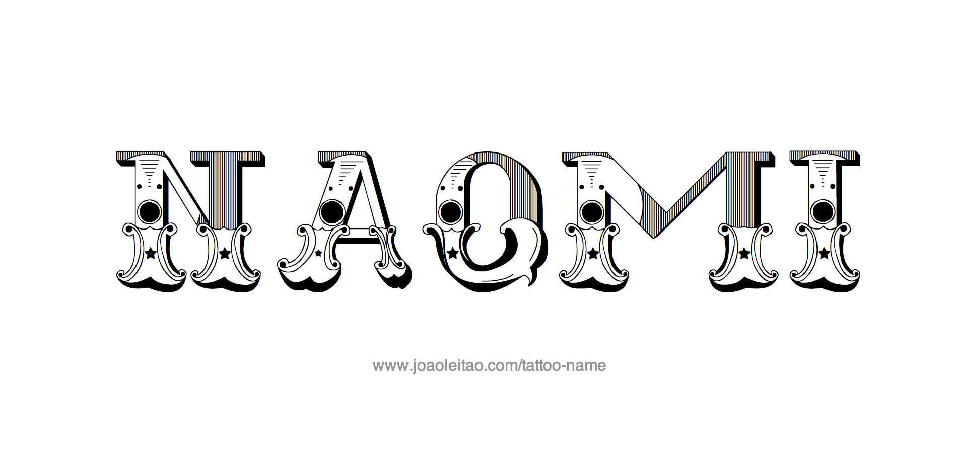 Naomi Name Tattoo Designs