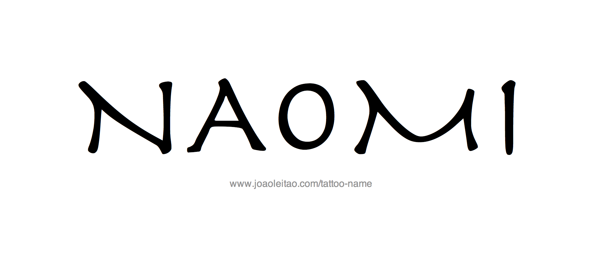 Naomi Name Tattoo Designs
